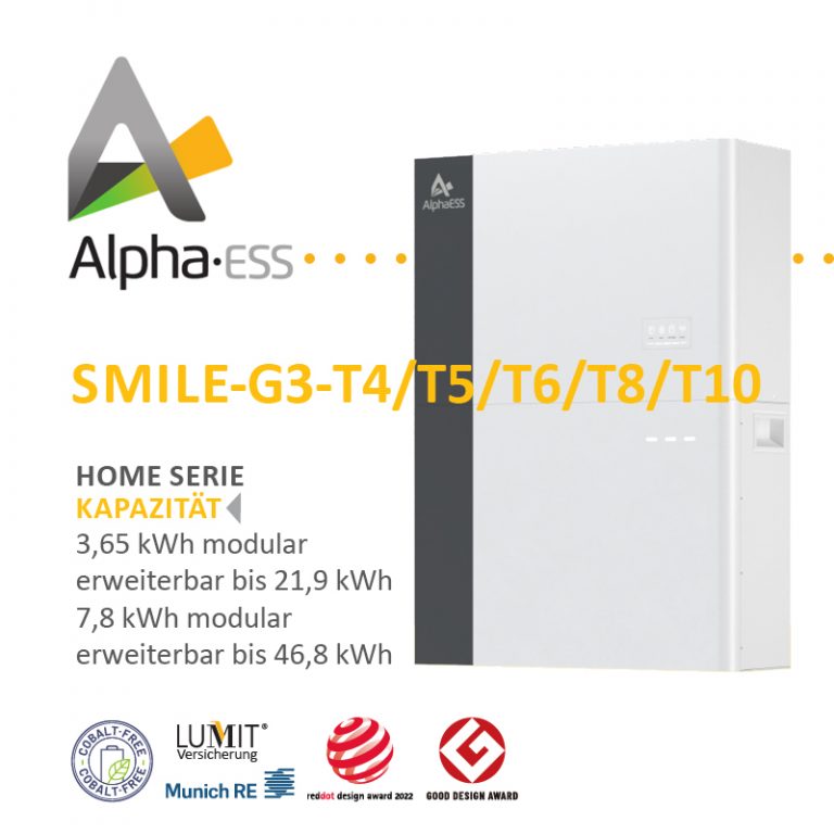 SMILE-G3-T Serie: Neue super flexible Alpha ESS Lösungen